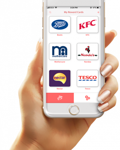 Reward Cards App - A smart way to carry loyalty cards.